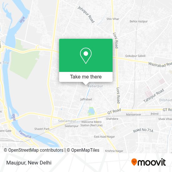 How to Get to Maujpur in Delhi by Bus, Metro or Train?