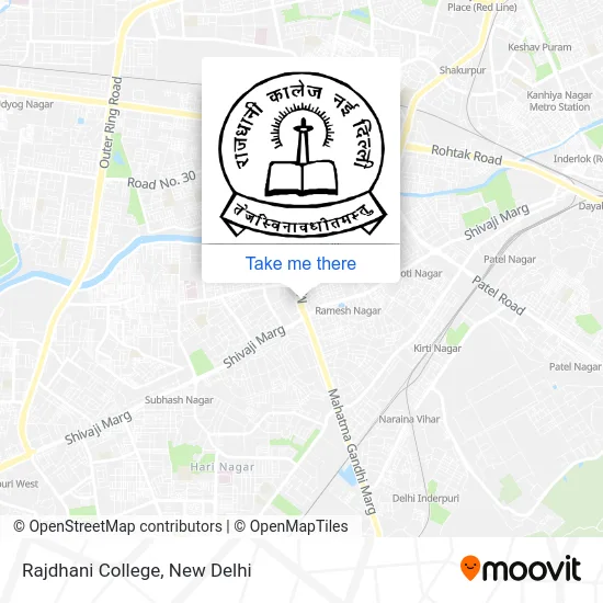 How to Get to Rajdhani College in Delhi by Bus, Metro or Train?