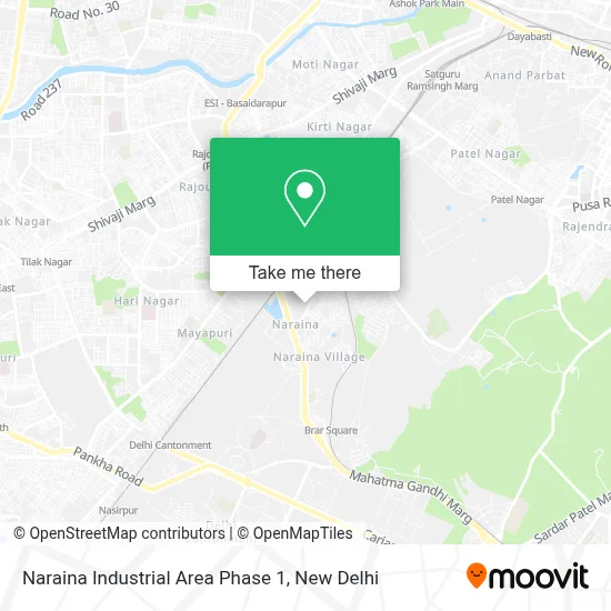 How to Get to Naraina Industrial Area Phase 1 in Delhi by Bus, Metro or ...