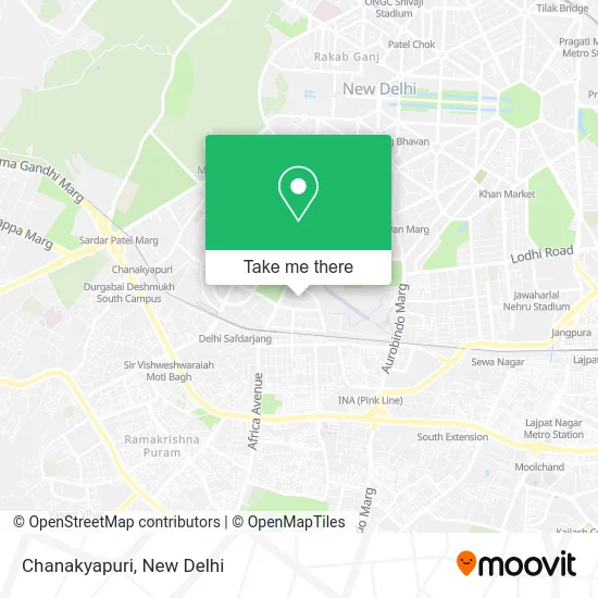 How to Get to Chanakyapuri in Delhi by Bus, Metro or Train?