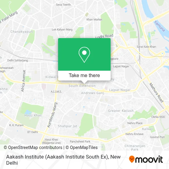How to Get to Aakash Institute (Aakash Institute South Ex) in Delhi by ...