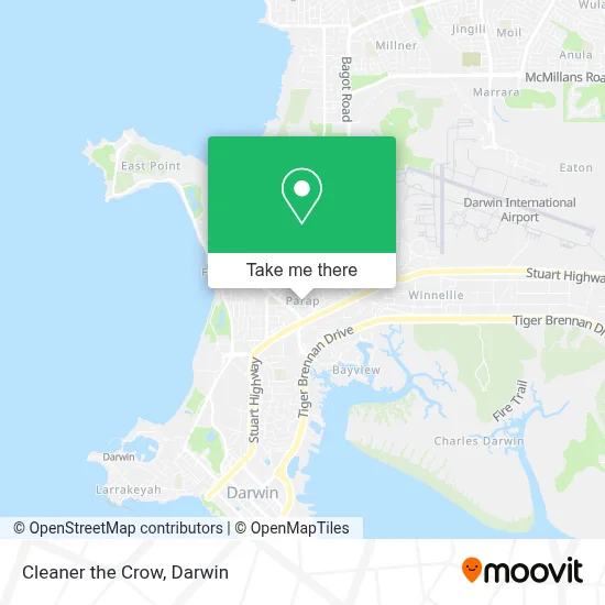 How to Get to Cleaner the Crow in Parap by Bus?