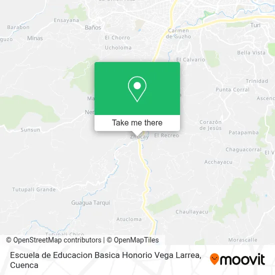 ¿Cómo llegar a Escuela de Educacion Basica Honorio Vega Larrea en ...