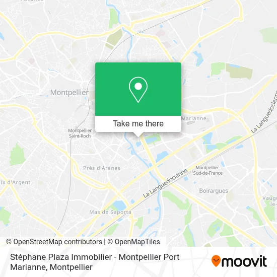 ¿Cómo llegar a Stéphane Plaza Immobilier - Montpellier Port Marianne en ...