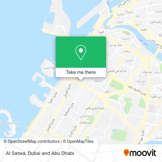 How to Get to Al Satwa in Dubai by Bus or Metro?