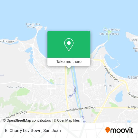 ¿Cómo llegar a El Churry Levittown en Sabana Seca en autobús o ferry?