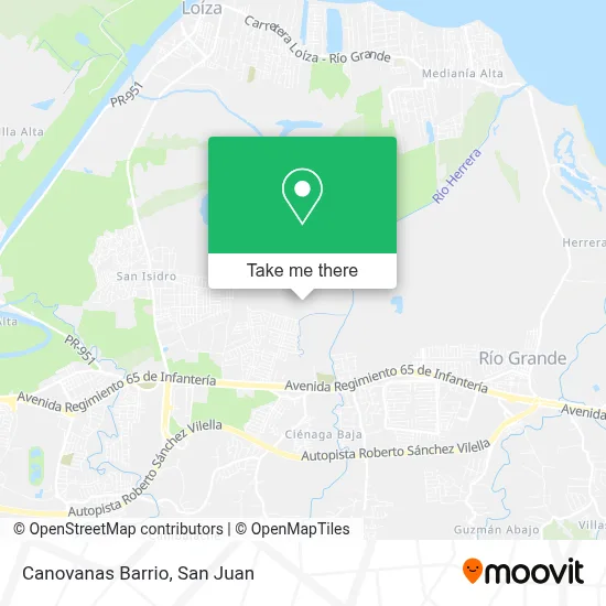 How to Get to Canovanas Barrio in San Juan by Bus?