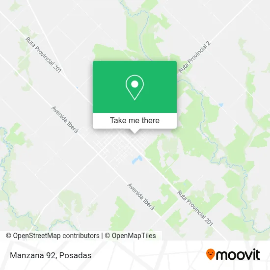 How to Get to Manzana 92 in Posadas by Bus?
