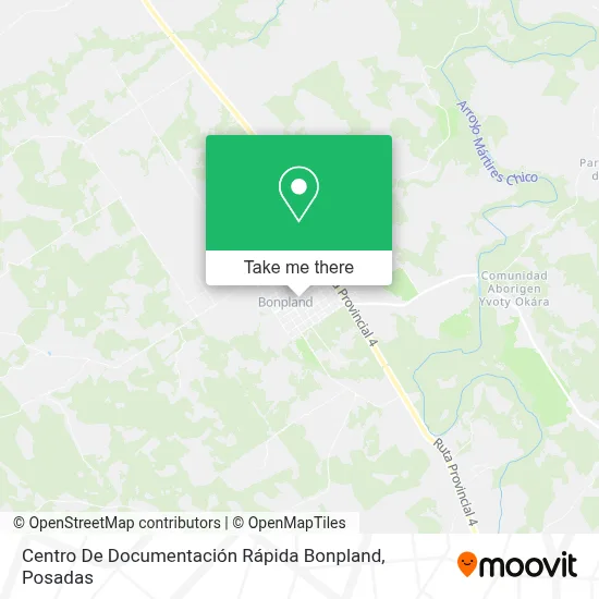 ¿Cómo llegar a Centro De Documentación Rápida Bonpland en Posadas en ...
