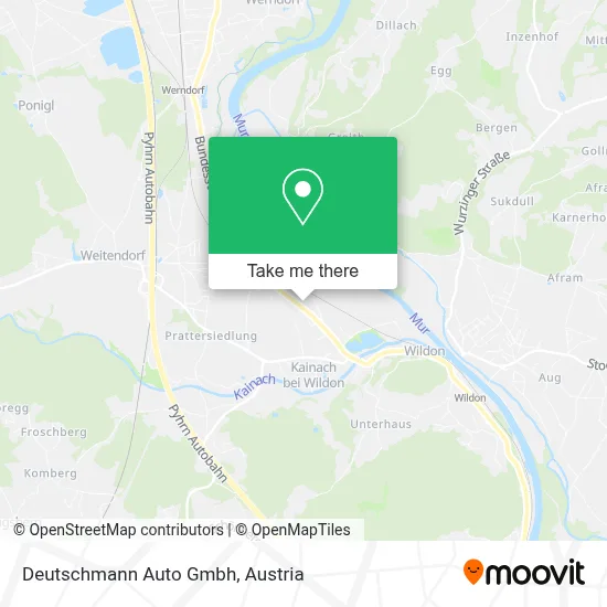 How to Get to Deutschmann Auto Gmbh in Wildon by Bus or Train?