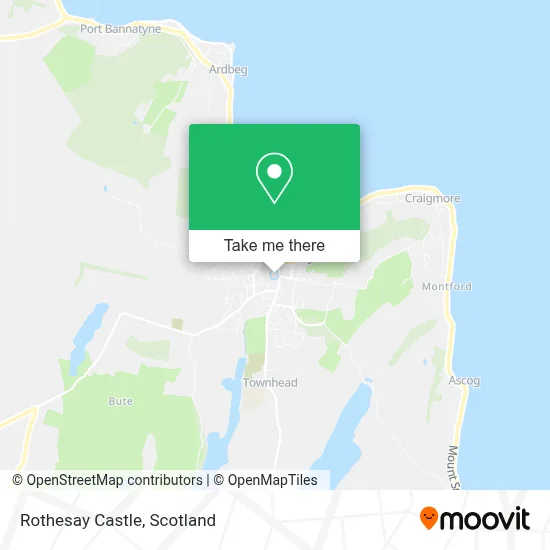 How to Get to Rothesay Castle by Bus, Ferry or Train?
