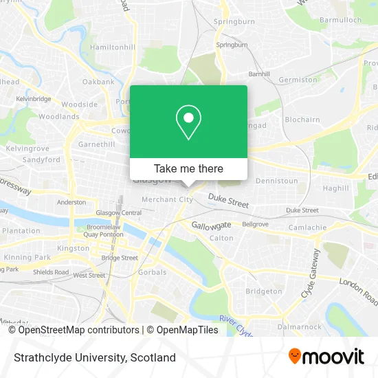 How to Get to Strathclyde University in Glasgow by Bus or Train?