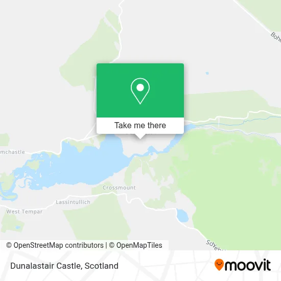 How to Get to Dunalastair Castle in Perth And Kinross by Bus or Train?
