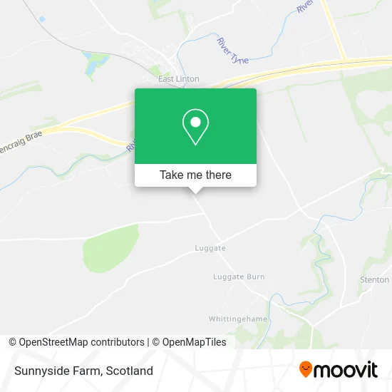 How to Get to Sunnyside Farm in East Lothian by Bus or Train?