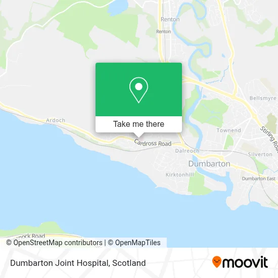How to Get to Dumbarton Joint Hospital by Bus or Train?