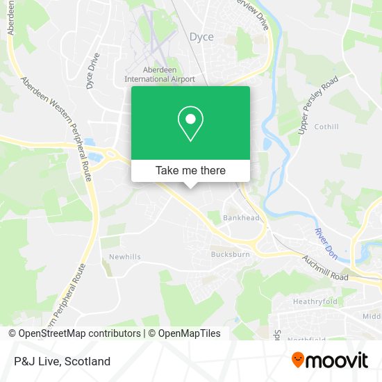 How to Get to P&J Live in Aberdeen City by Bus or Train?