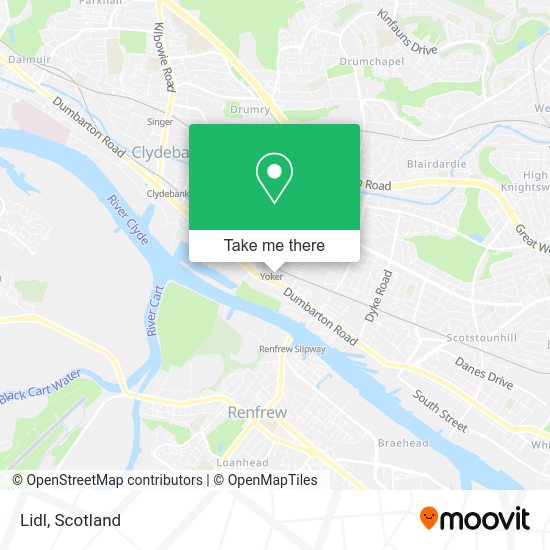 How to Get to Lidl in Glasgow by Bus or Train?