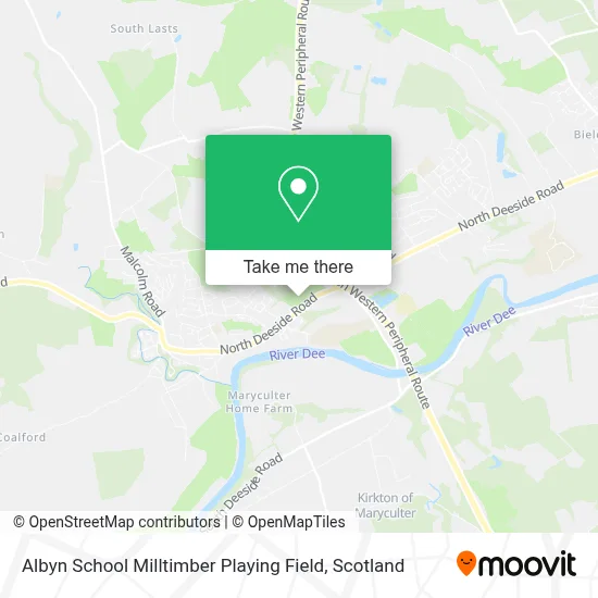 How to Get to Albyn School Milltimber Playing Field in Aberdeen City by ...