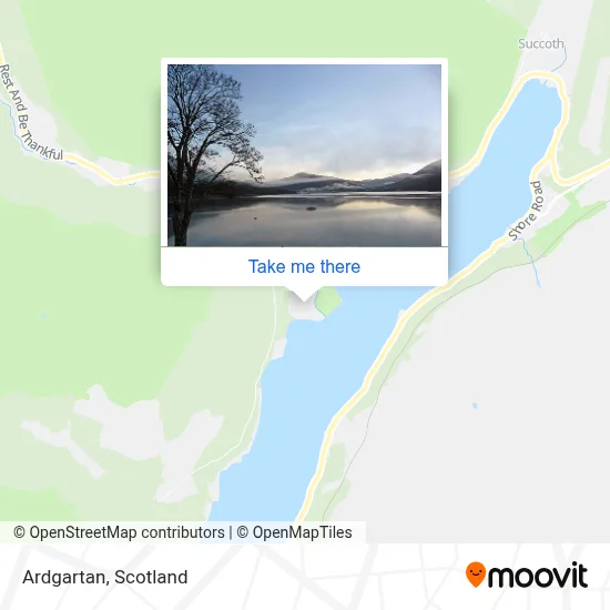 How to Get to Ardgartan in Argyll And Bute by Bus or Train?