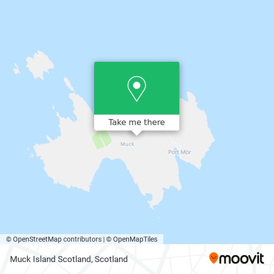How to get to Muck Island Scotland in Highland by Train or Ferry?