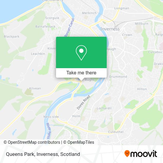 How to Get to Queens Park, Inverness by Bus or Train?