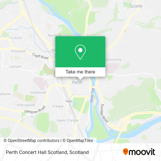 How to Get to Perth Concert Hall Scotland by Bus or Train?