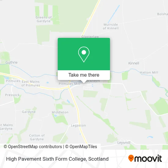 How to Get to High Pavement Sixth Form College in Friockheim by Bus?