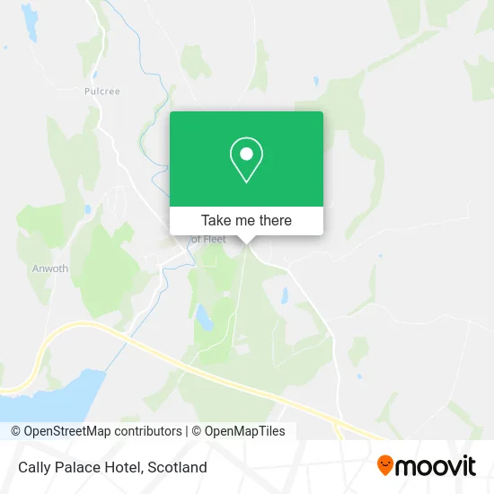 How to Get to Cally Palace Hotel in Gatehouse Of Fleet by Bus or Train?