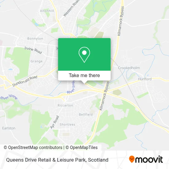 How to Get to Queens Drive Retail & Leisure Park in Kilmarnock by Bus ...