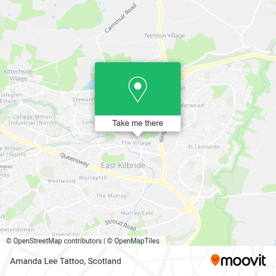 How to get to Amanda Lee Tattoo in East Kilbride by Bus or Train?