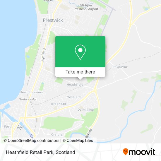 How to Get to Heathfield Retail Park in Prestwick by Bus or Train?