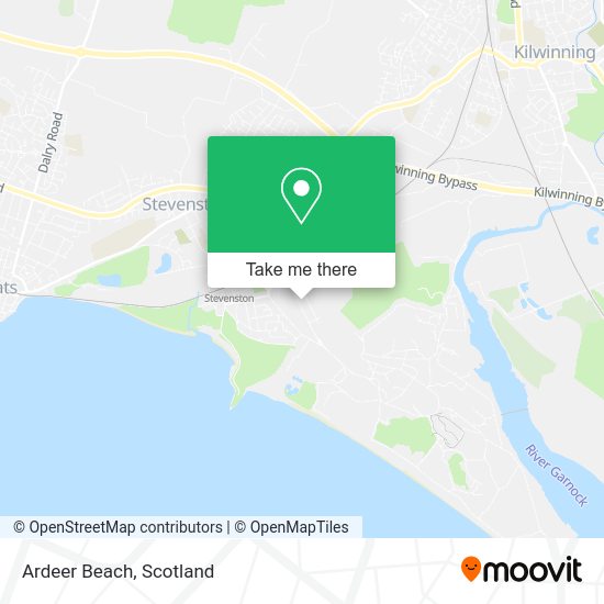 How to Get to Ardeer Beach in North Ayrshire by Bus or Train?