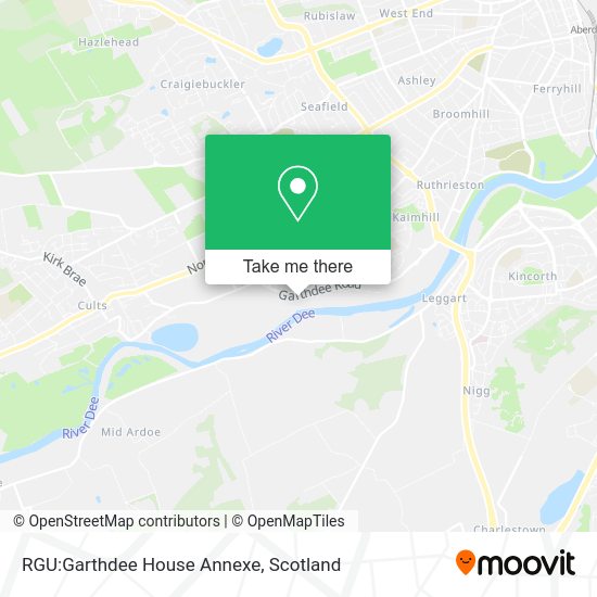 How to Get to RGU:Garthdee House Annexe in Aberdeen by Bus or Train?