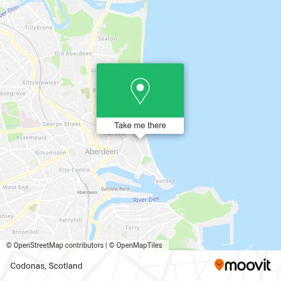 How to Get to Codonas in Aberdeen by Bus?