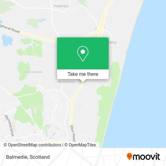 How to Get to Balmedie in Aberdeen City by Bus?