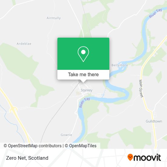How to get to Zero Net in Stanley by bus or train?