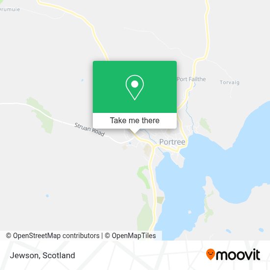 How to get to Jewson in Portree by Bus or Train?