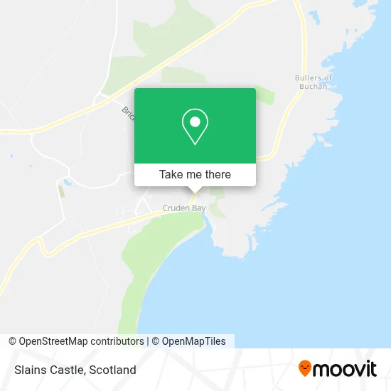 How to Get to Slains Castle in Cruden Bay by Bus?