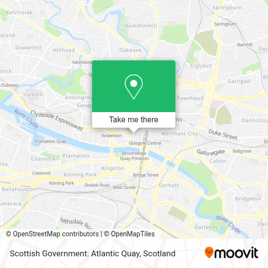 How to Get to Scottish Government: Atlantic Quay in Glasgow by Bus or ...