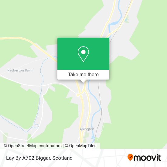 How to get to Lay By A702 Biggar in South Lanarkshire by bus?