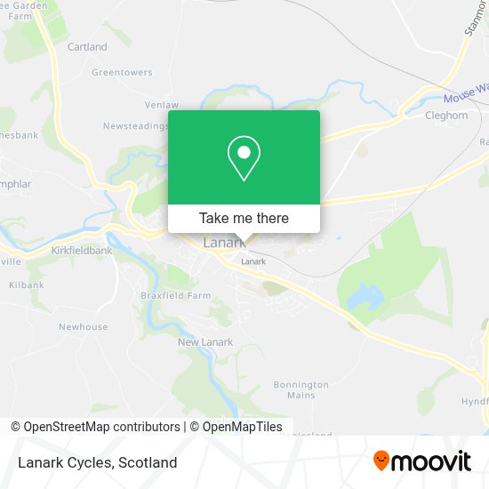 How to get to Lanark Cycles by bus or train?