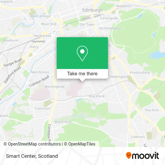 How to Get to smart Centre in Edinburgh by Bus, Train or Light Rail?