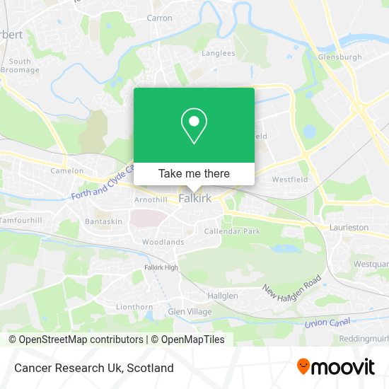 How to get to Cancer Research Uk in Scotland by bus or train?