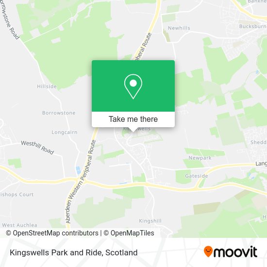 How to get to Kingswells Park and Ride by bus or train?
