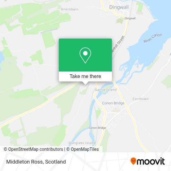 How to get to Middleton Ross in Conon Bridge And Maryburgh by bus or train?