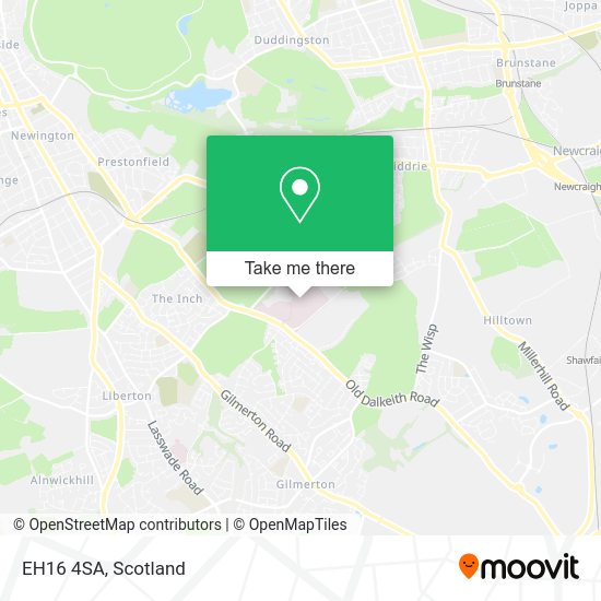 How to Get to EH16 4SA in City Of Edinburgh by Bus or Train?