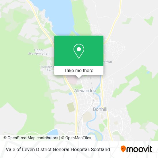 How to Get to Vale of Leven District General Hospital in Alexandria by ...