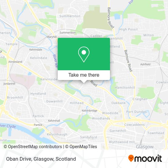 How to Get to Oban Drive, Glasgow by Bus, Train or Light Rail?