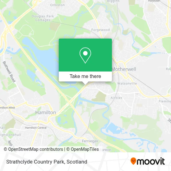 How to Get to Strathclyde Country Park in Motherwell by Bus or Train?
