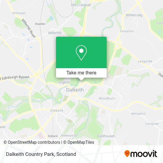 How to Get to Dalkeith Country Park in Midlothian by Bus or Train?